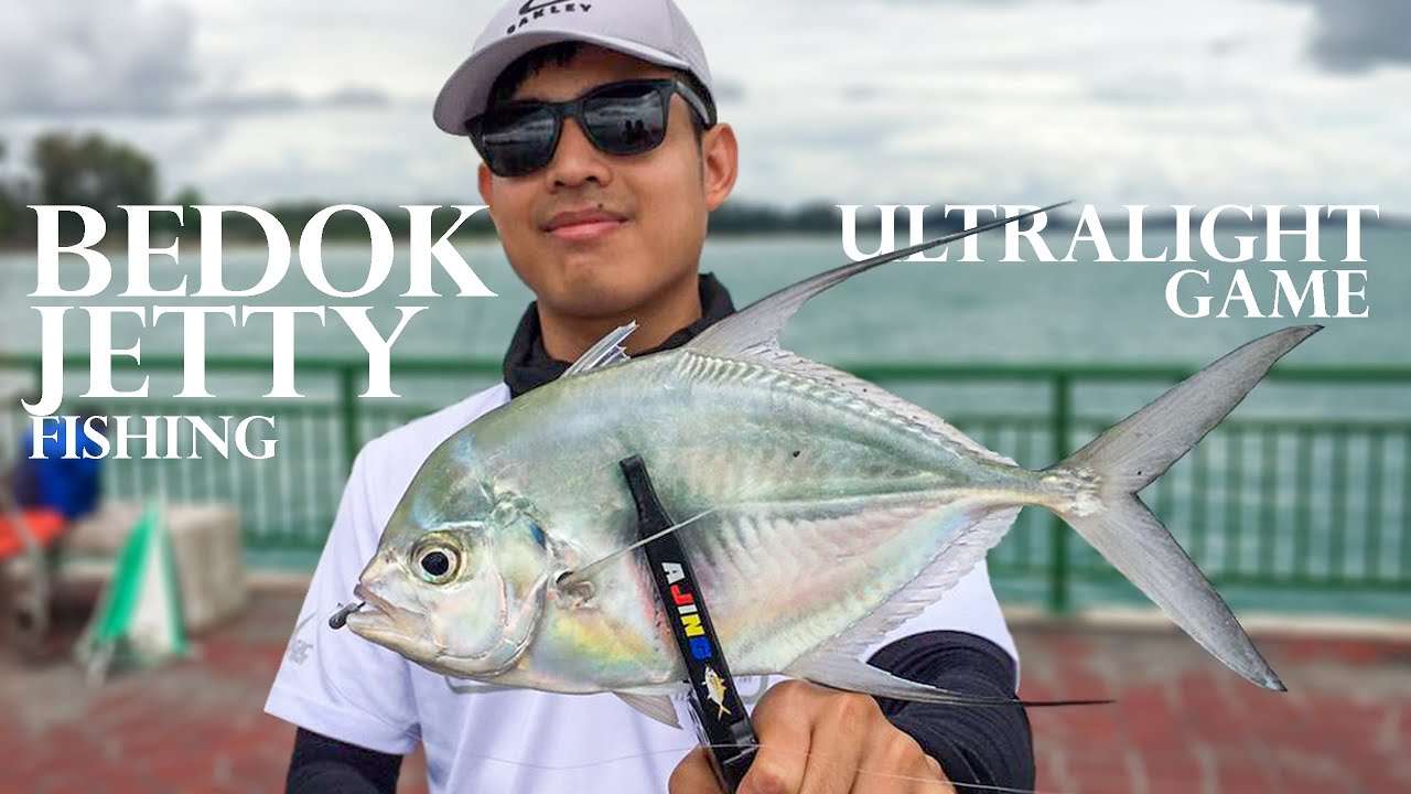 Bedok Jetty Fishing | Ultralight Fishing | Salty Bites 1.8" - YouTube