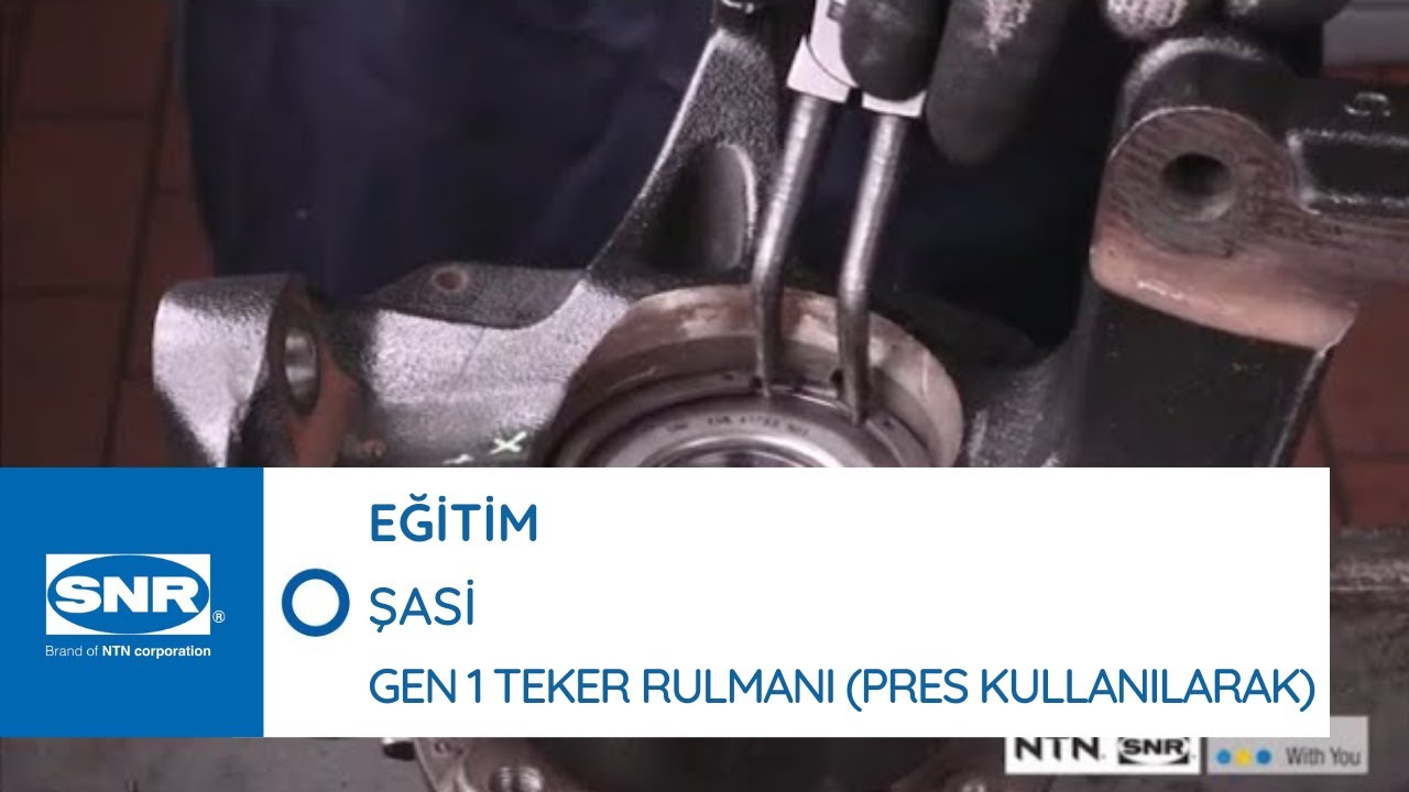 EĞİTİM: GEN1 teker rulmanlarının sökülmesi ve takılması (hidrolik pres ...