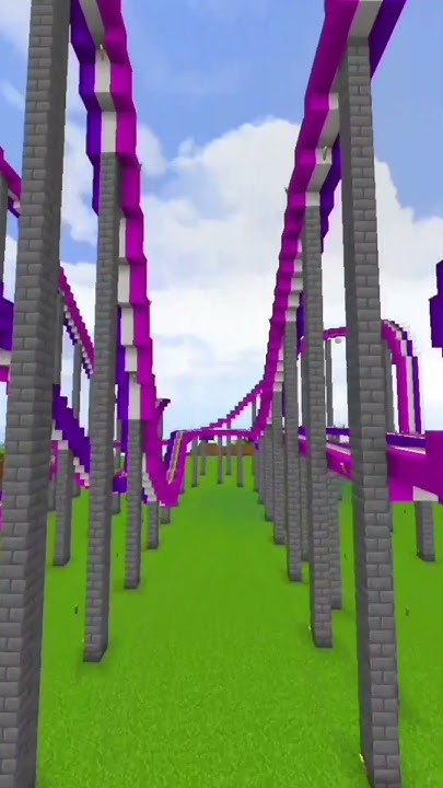 I Made Biggest Roller Coaster In Minecraft 😲 - YouTube