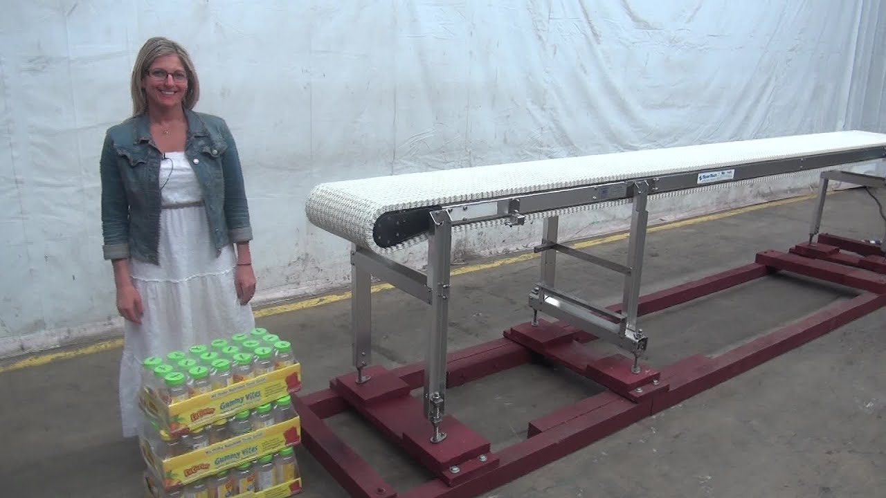 SpanTech Flexlink Belt Conveyor Demonstration - YouTube