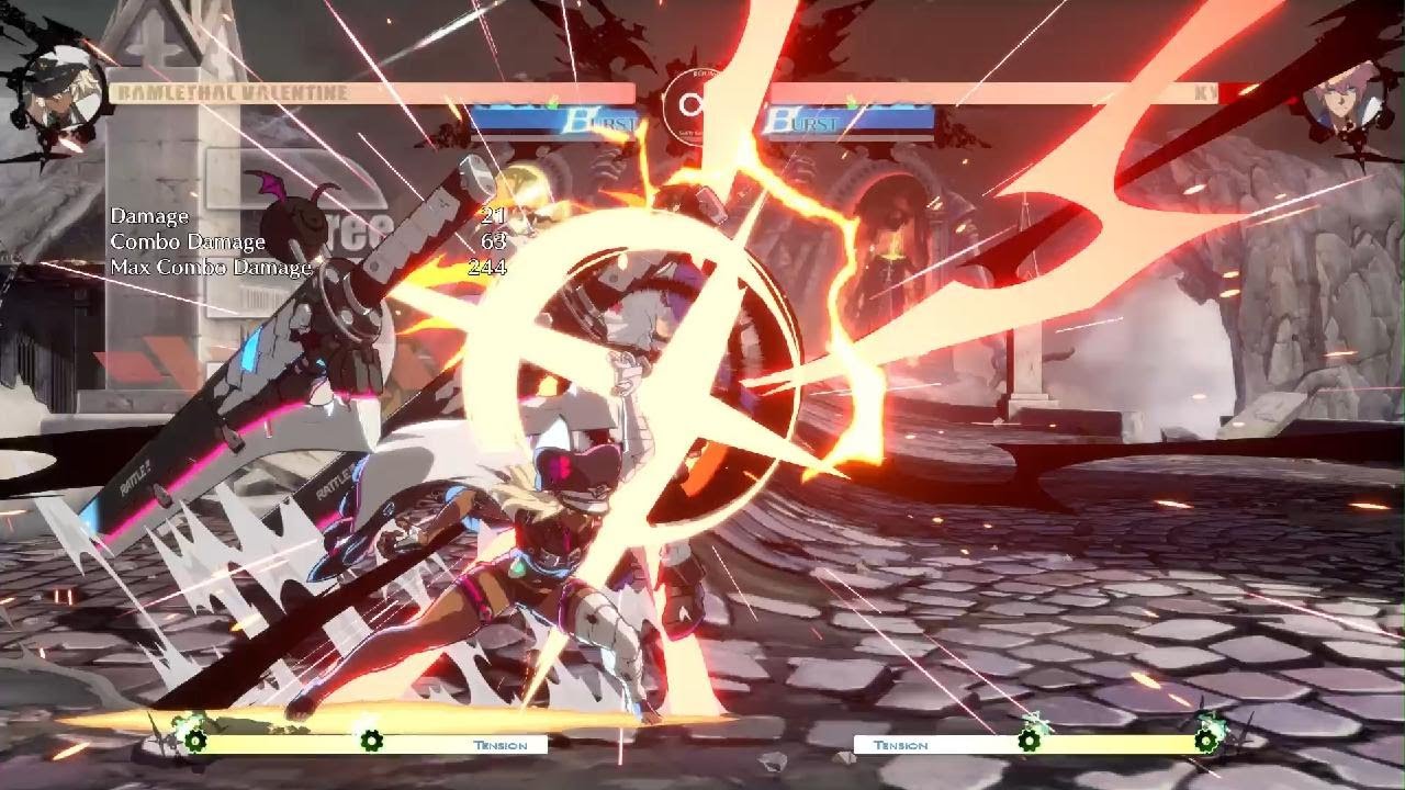 Guilty Gear Strive : Ramlethal corner to corner combo (5K starter) - YouTube