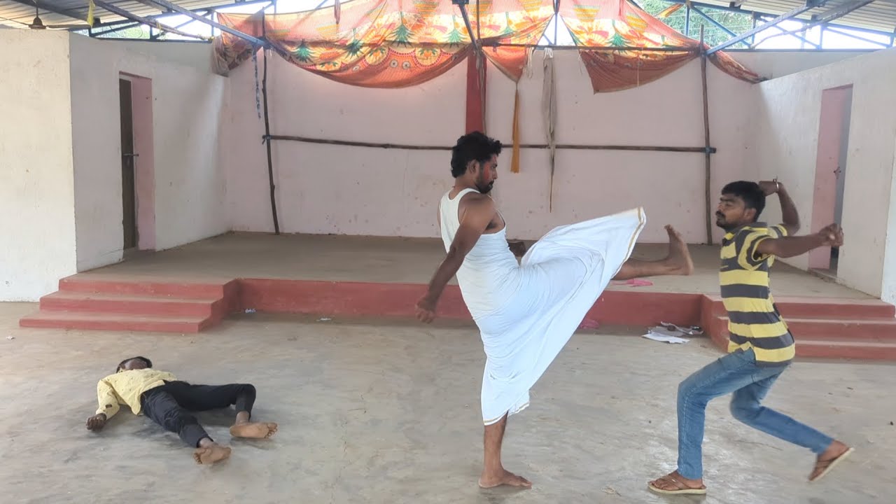 reddy gudem stars fight scene - YouTube