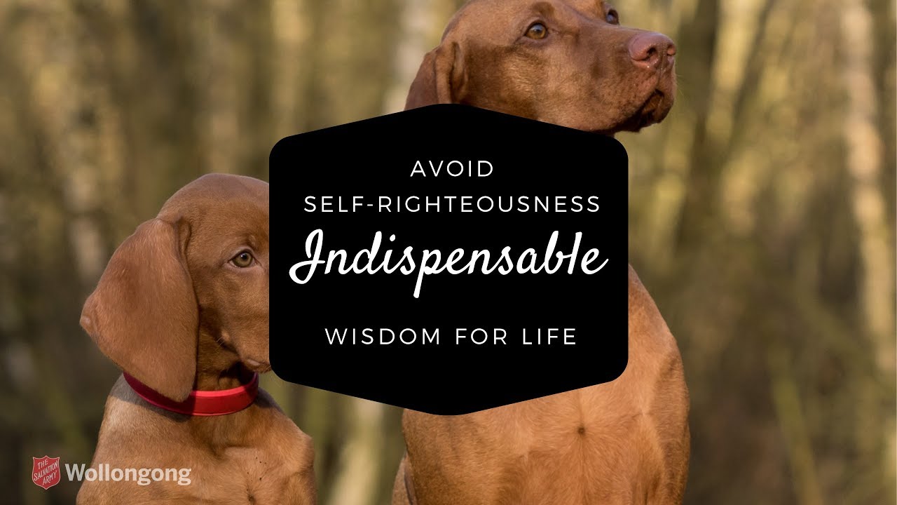 Indispensable 4 - Avoid Self Righteousness - YouTube
