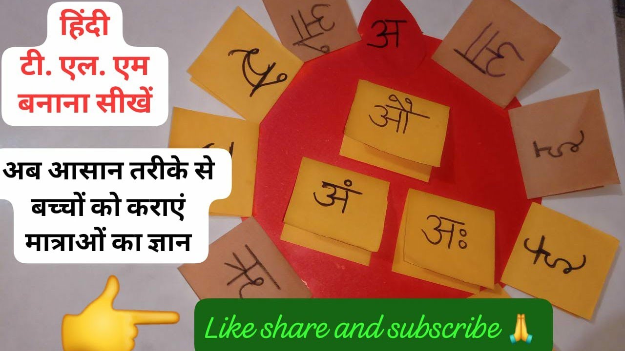 How to make tlm / tlm for primary school / tlm for class 1 and 2 / tlm ...