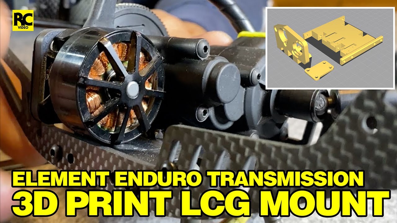 Element RC 42034 Stealth X Gearbox / 3D PRINT LCG Parts - YouTube