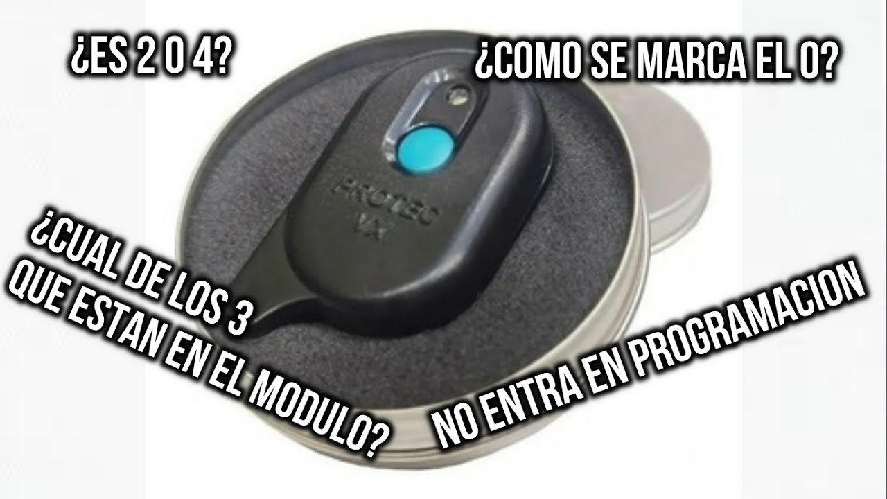 Inmovilizador Protect V2: Como Programar Control y Desactivación de ...