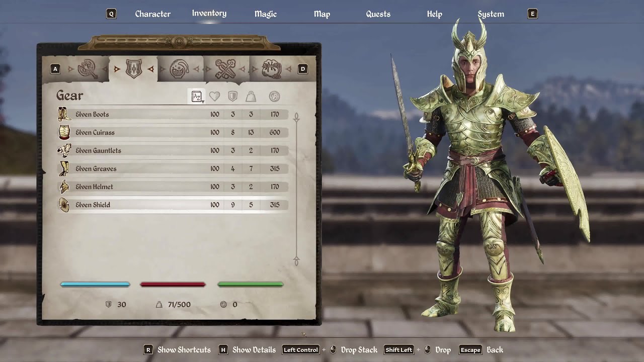 ELVEN ARMOR - TES IV OBLIVION Remastered - YouTube