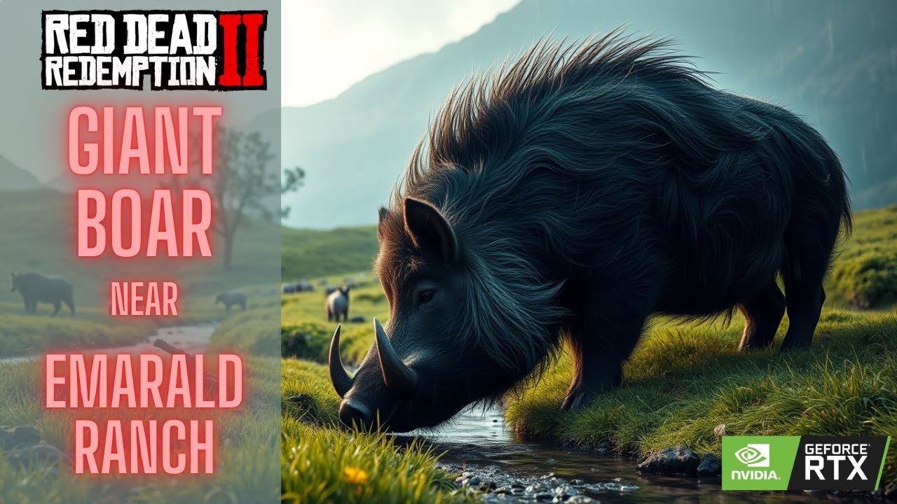 🎥 Hunting the Giant Boar in Red Dead Redemption 2! 🐗 - YouTube