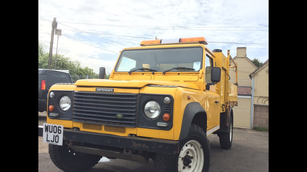 2006 LANDROVER DEFENDER 130 UTILITY TIPPER REVIEW - YouTube