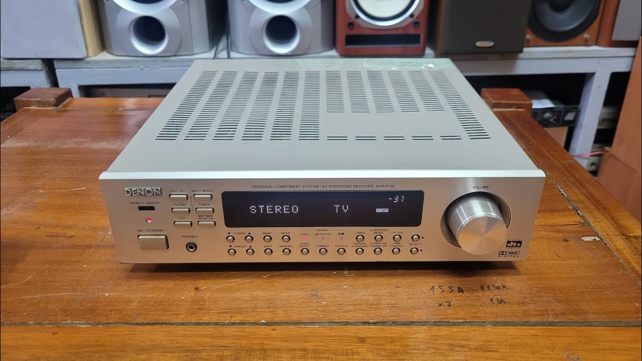 Amply denon avr f100 giá 2.900.000 siêu mỏng có giải mã không mồi.lh ...