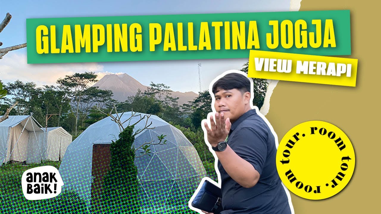 Glamping Pallatina Jogja || View Gunung Merapi #glampingpallatina - YouTube