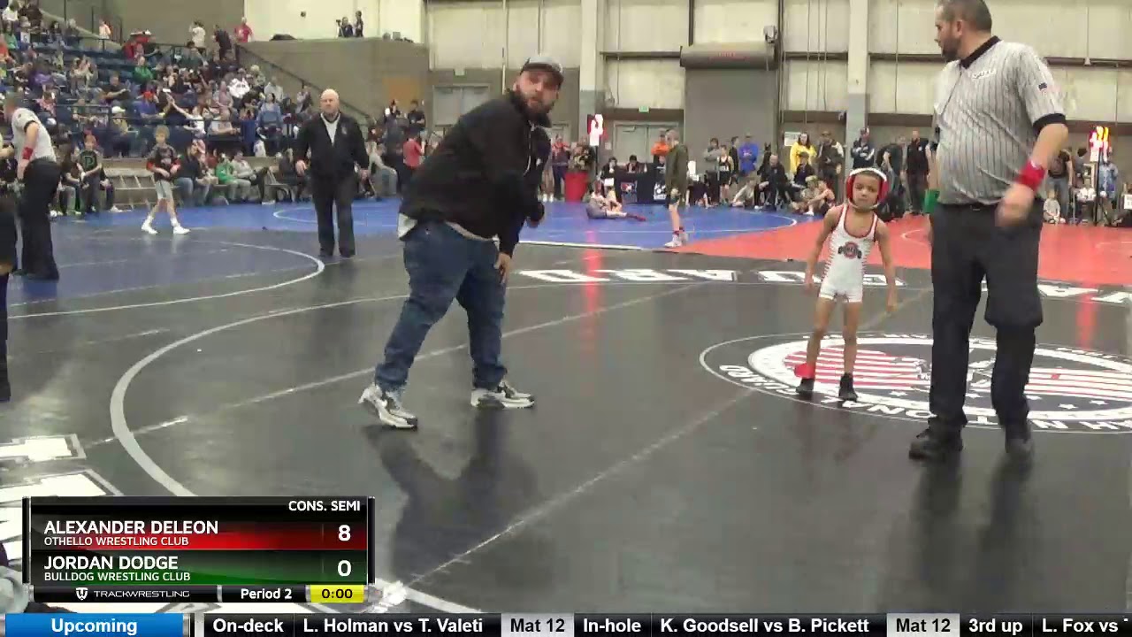 8U 43 Alexander DeLeon Othello Wrestling Club Vs Jordan Dodge Bulldog ...