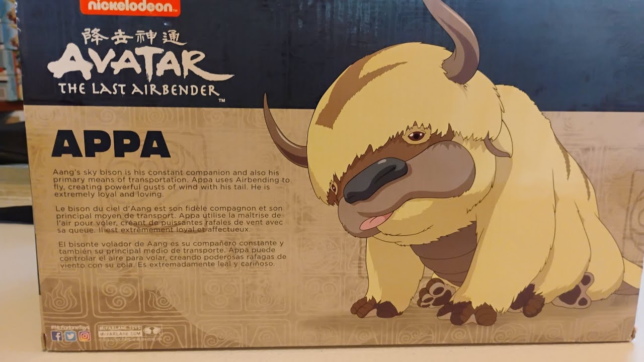Unboxing Avatar Appa figure pt1 - YouTube