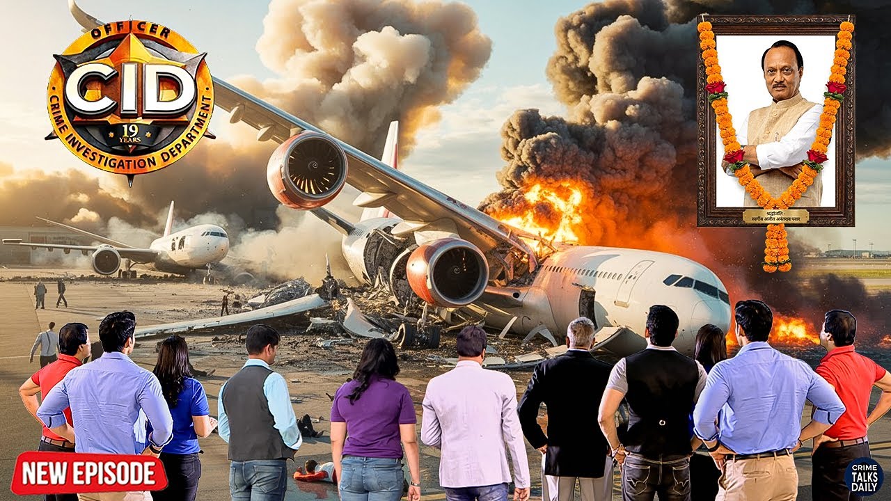 Ajit Pawar Plane Crash, मौके पर पहुंची! CID TEAM | CID || CID New ...
