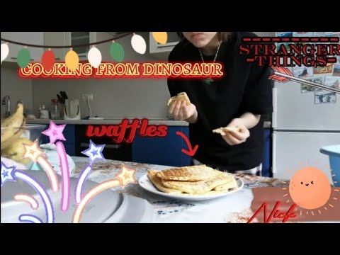 11.05.23...сделал вафли из сериала StrangeR🥞ThingS || cooking from ...