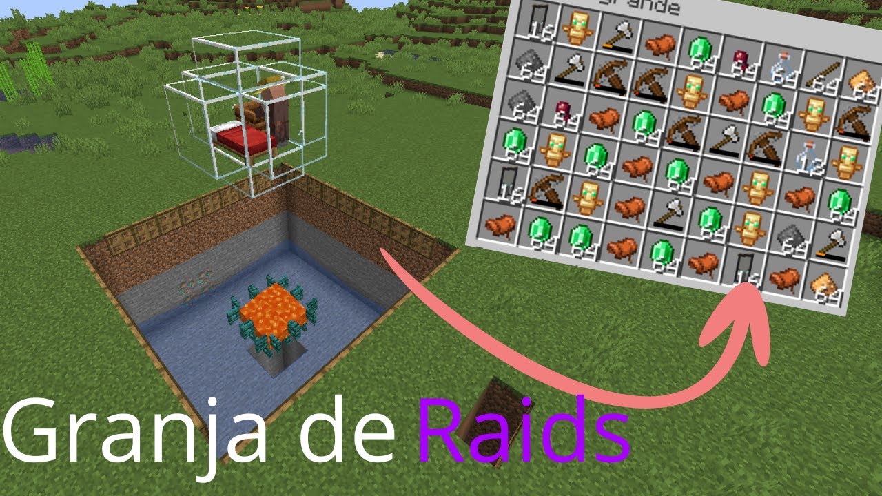 GRANJA de RAIDS MINECRAFT 1.20 JAVA | VZValen - YouTube