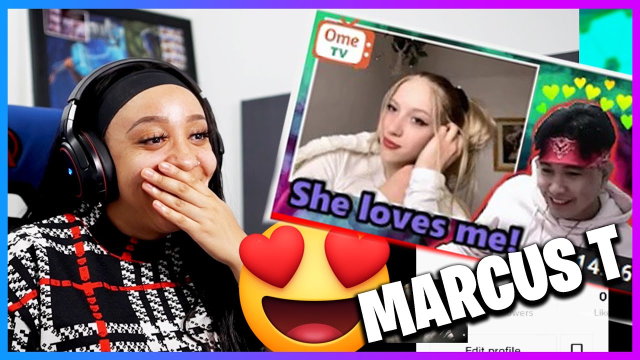 I THINK I'M IN LOVE - MARCUS T | OMEGLE | OMETV | REACTION! - YouTube