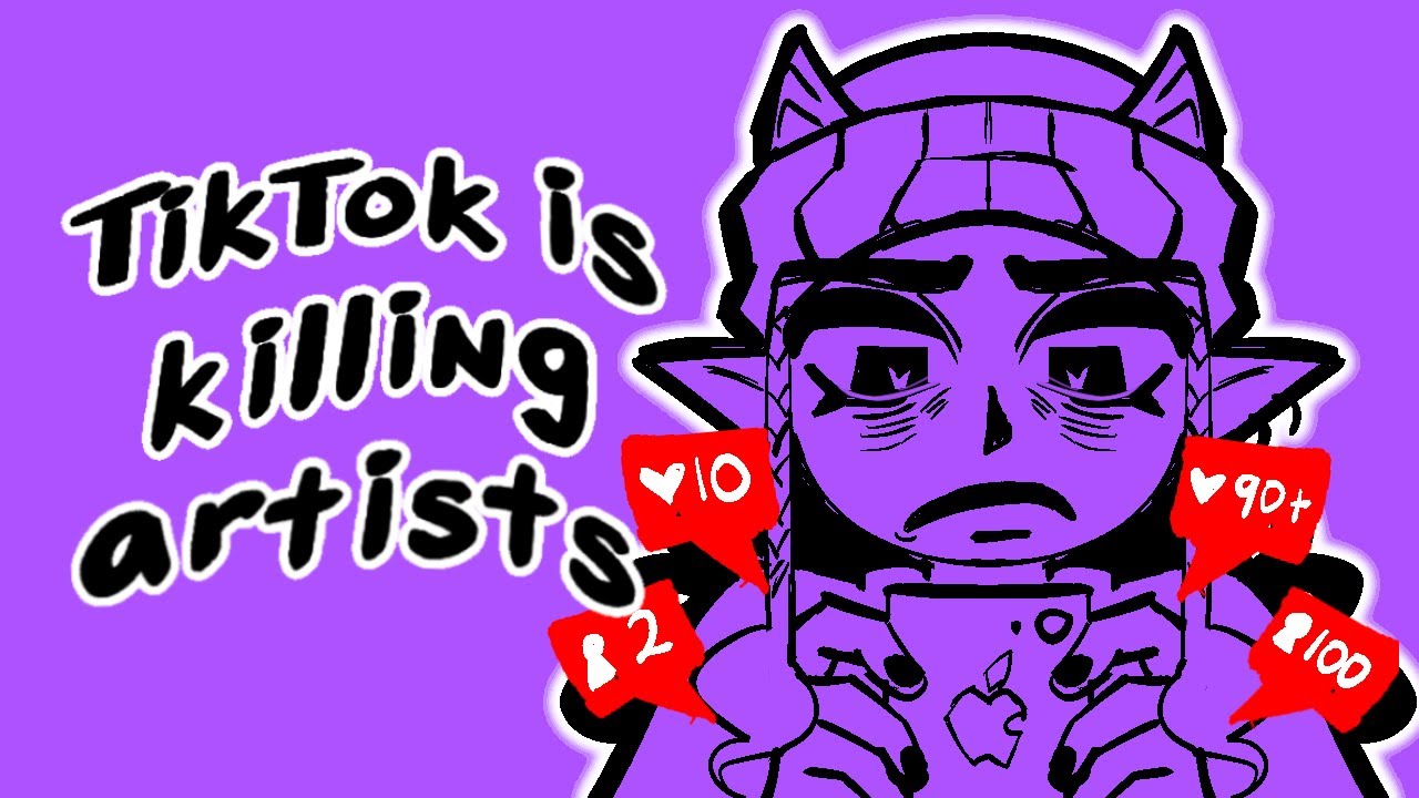 Tik Tok is hurting artists (speedpaint + rant) - YouTube