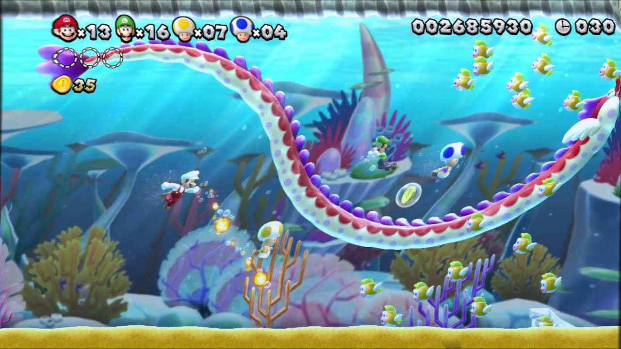 New Super Mario Bros Underwater Midi Remix - YouTube