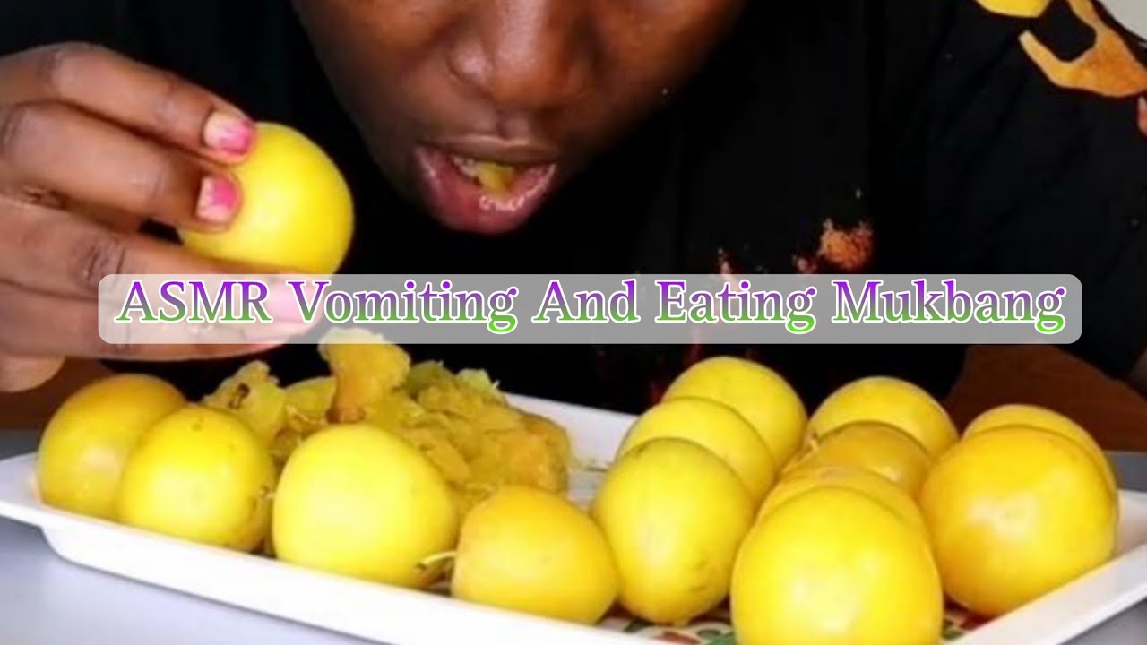 ASMR plum fruit Eating And Burping / Forbidden Fruit Eating And ...