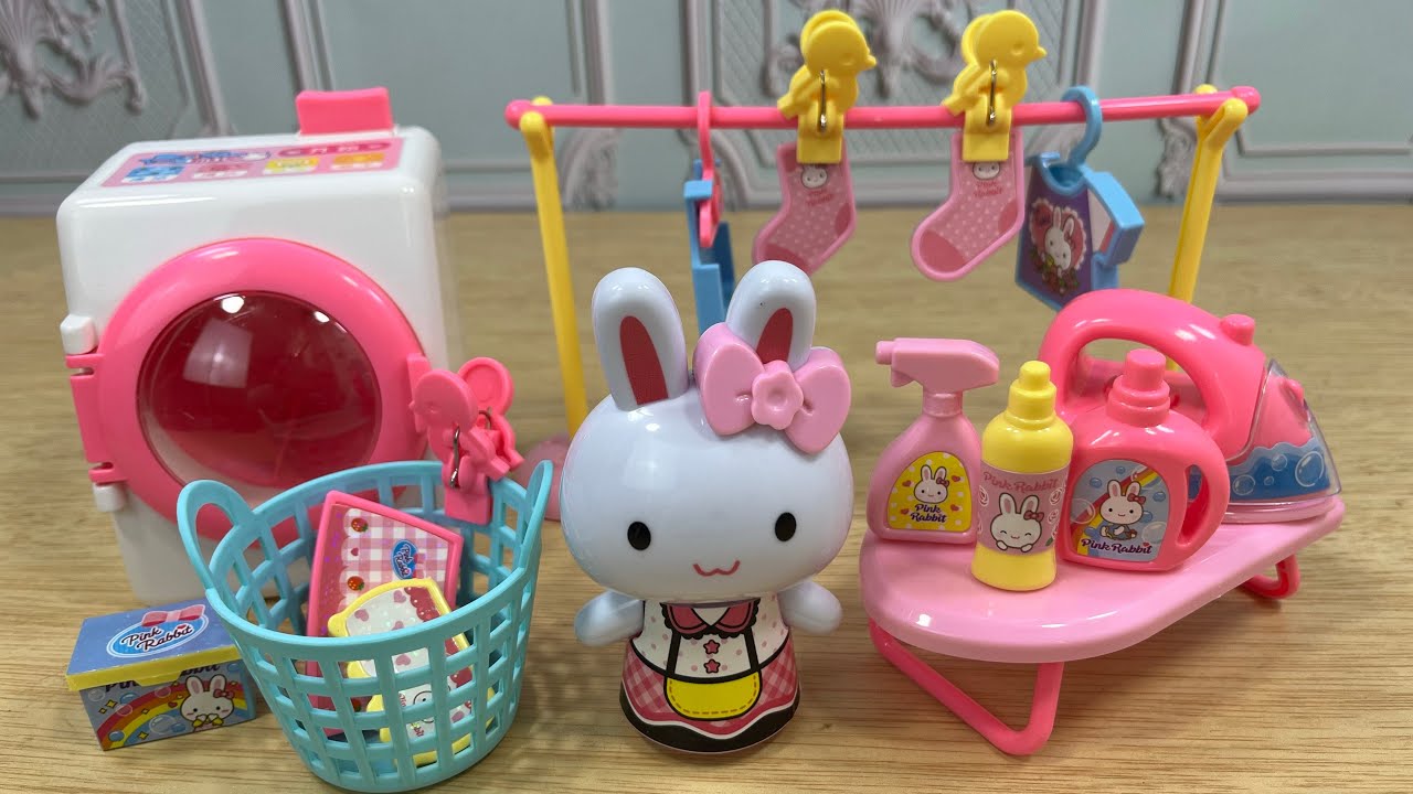8 Minutes Satisfying with Unboxing Cute Hello Kitty pink laundry set ...
