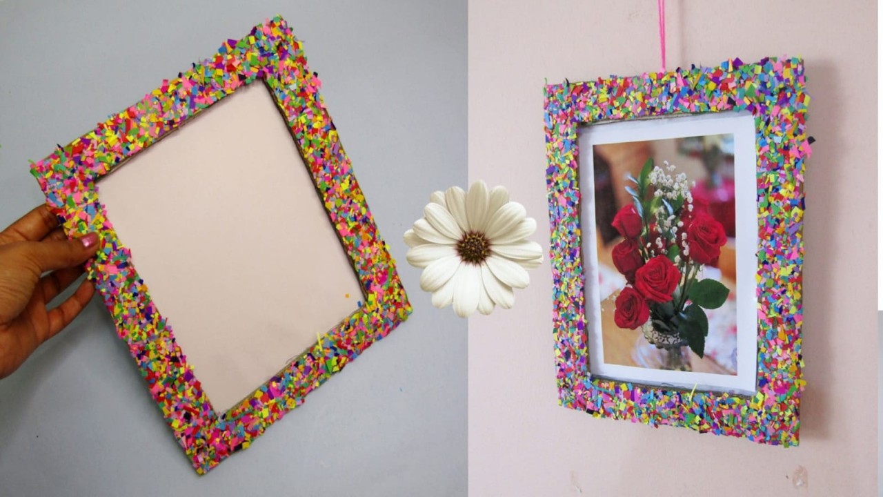 Beautiful Photo Frame Making,HowTo Make photo Frame - YouTube