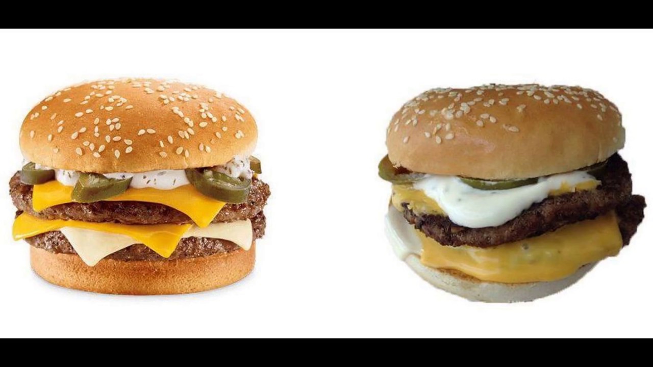 commercial vs reality (fast food) - YouTube