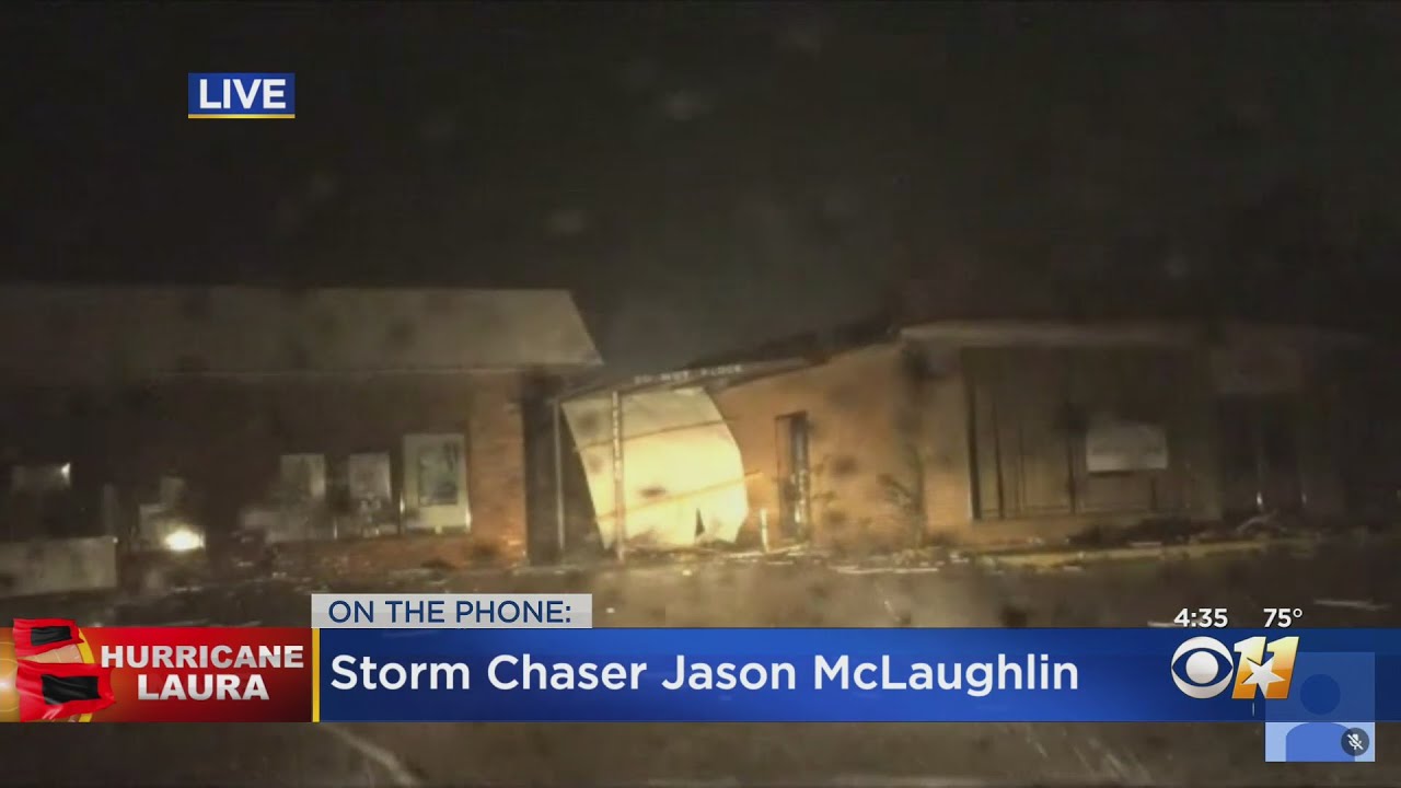 Hurricane Laura Makes Landfall Near Cameron, Louisiana As Cat 4 Storm ...