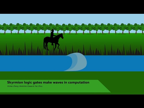 Skyrmion logic gates make waves in computation - YouTube