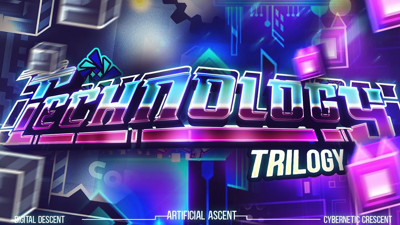 The Technology Trilogy (AA/CC/DD) in [4K/60fps] | Geometry Dash - YouTube