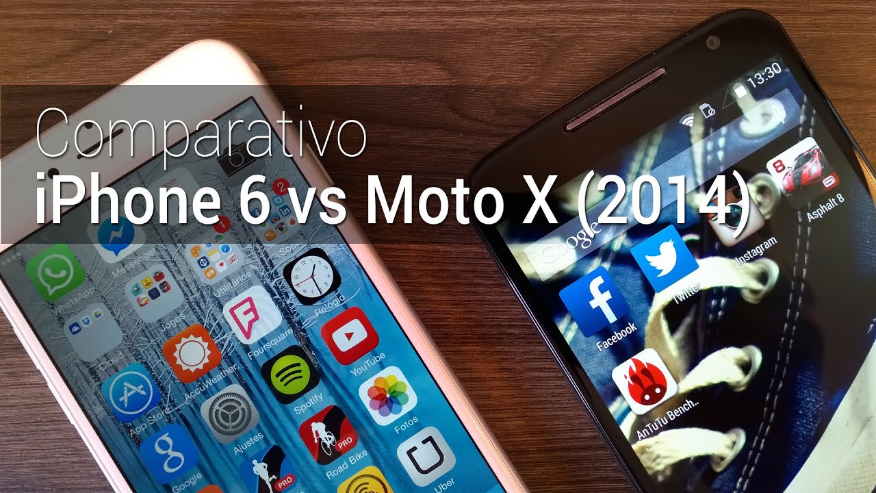 Comparativo: iPhone 6 vs Moto X (2014) | Tudocelular.com - YouTube
