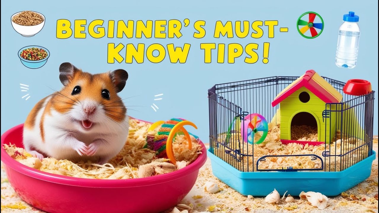 “Beginner’s Must-Know Hamster Care Tips for a Happy Pet! 🐹💖” - YouTube