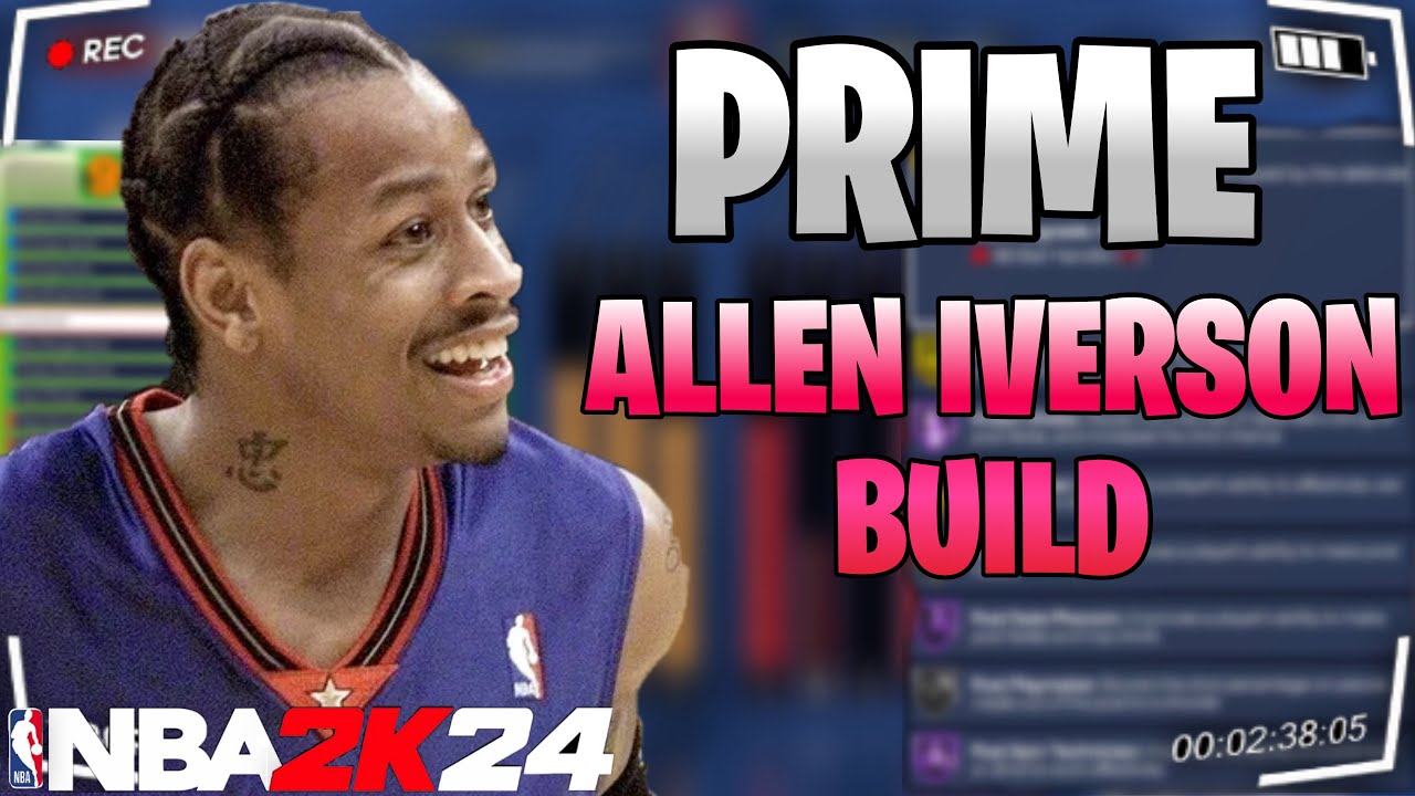 Prime ALLEN IVERSON Build in NBA 2K24 - YouTube