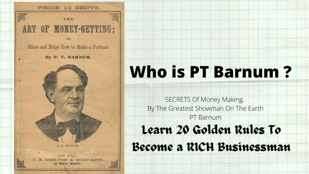 Who's PT BARNUM The Greatest Showman Of America - YouTube