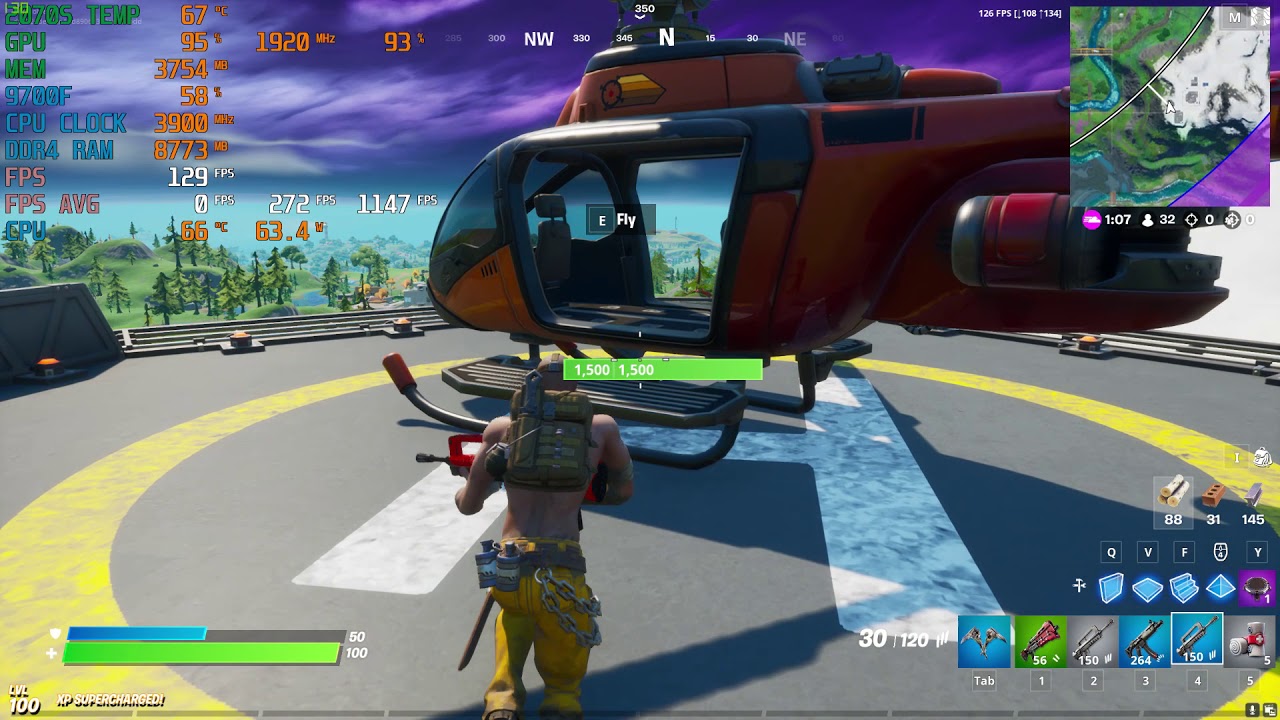 1440p High, Fortnite, AMD RX VEGA 64, Testing Game FPS scorp - YouTube