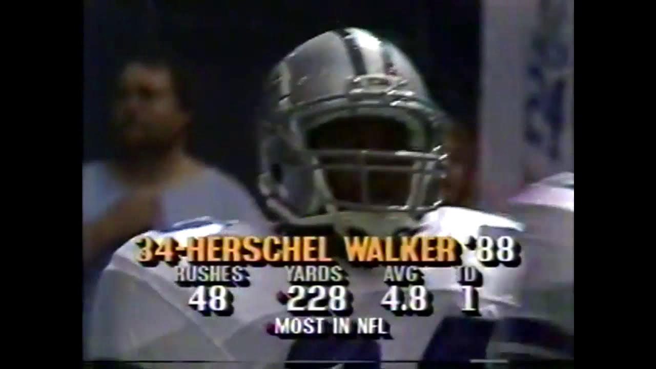 New York Giants vs Dallas Cowboys 1988 1st Half Week 3 - YouTube