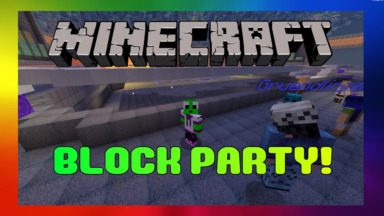 Minecraft: BLOCK PARTY - First win! - YouTube