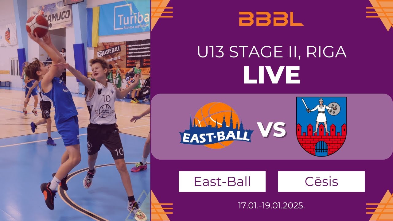 East-Ball 2012 vs Cēsis 2012 | BBBL Boys U13 - YouTube