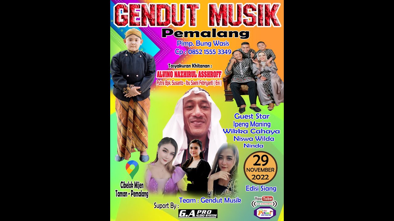 LIVE STREAM GENDUT MUSIK IN CIBELOK MIJEN EDISI SELASA, 29 NOVEMBER ...