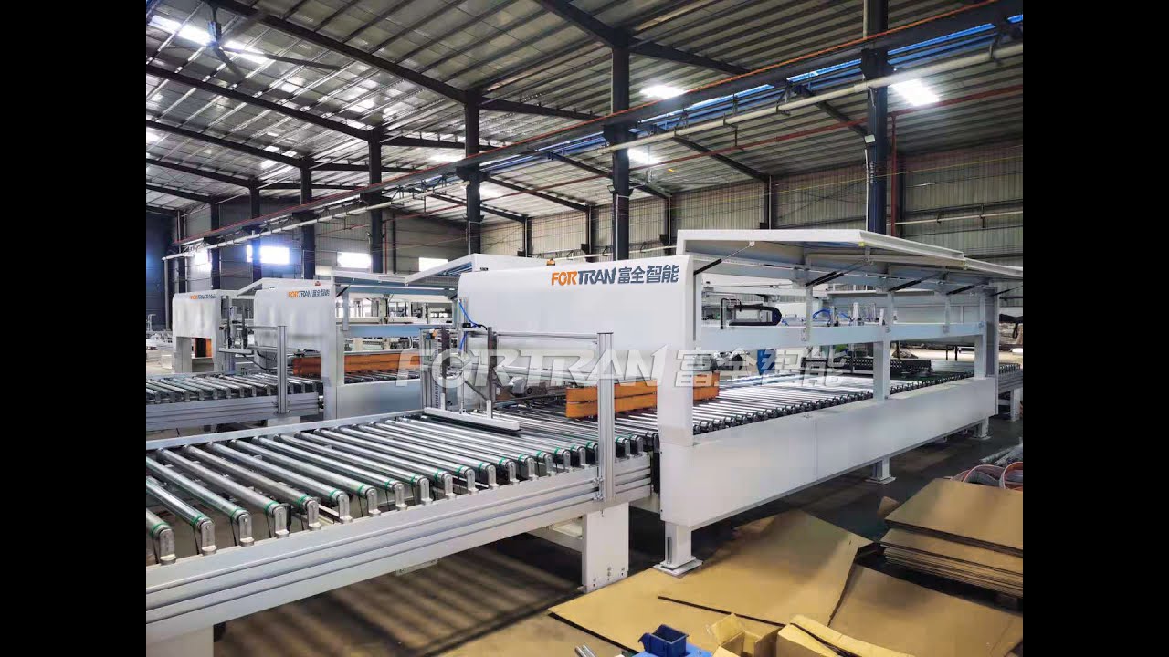 Intelligent packaging Line --- Furniture Factory Automatic Production ...