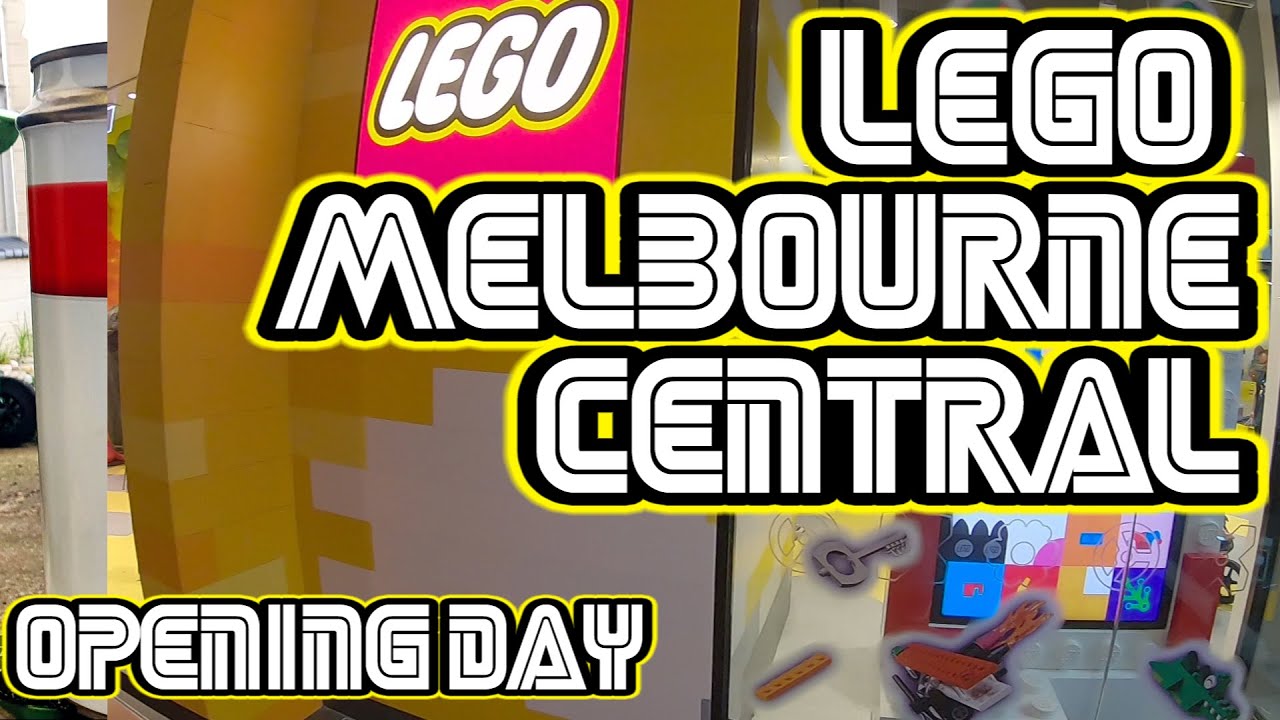 Lego Melbourne Central Opening Day - YouTube