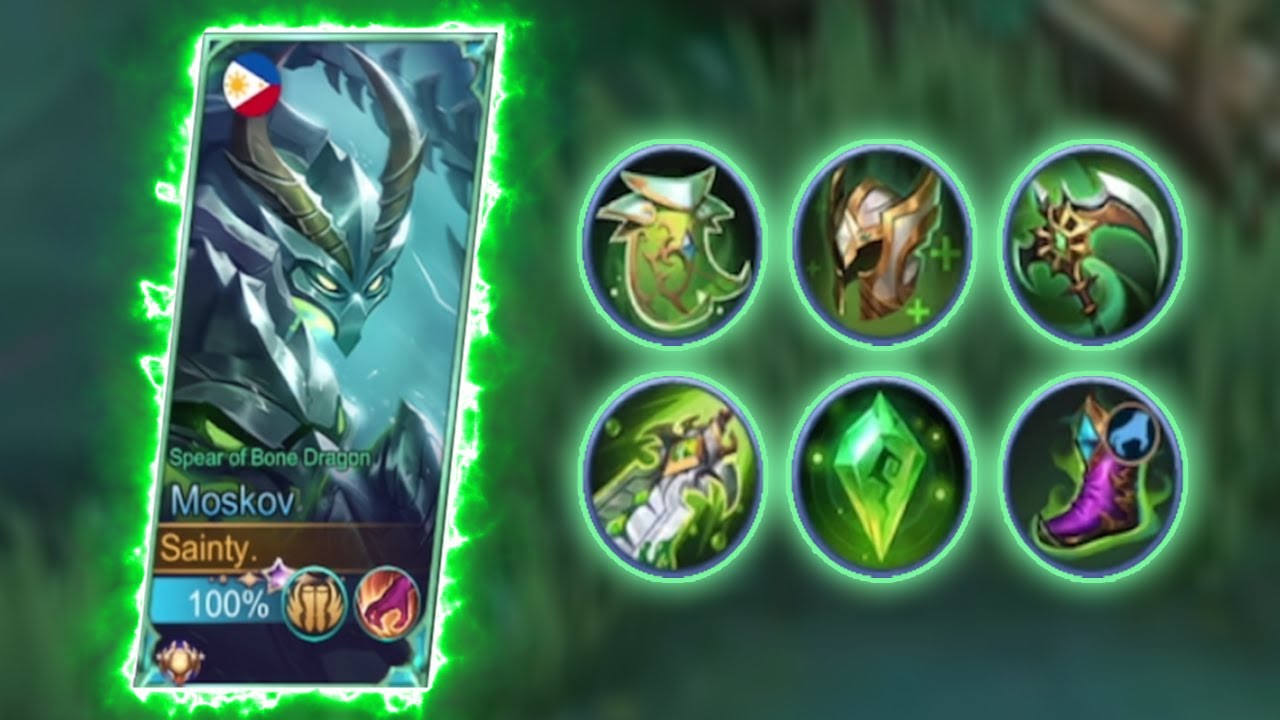 MOSKOV GREEN LANTERN BUILD! SO OP! | MLBB - YouTube
