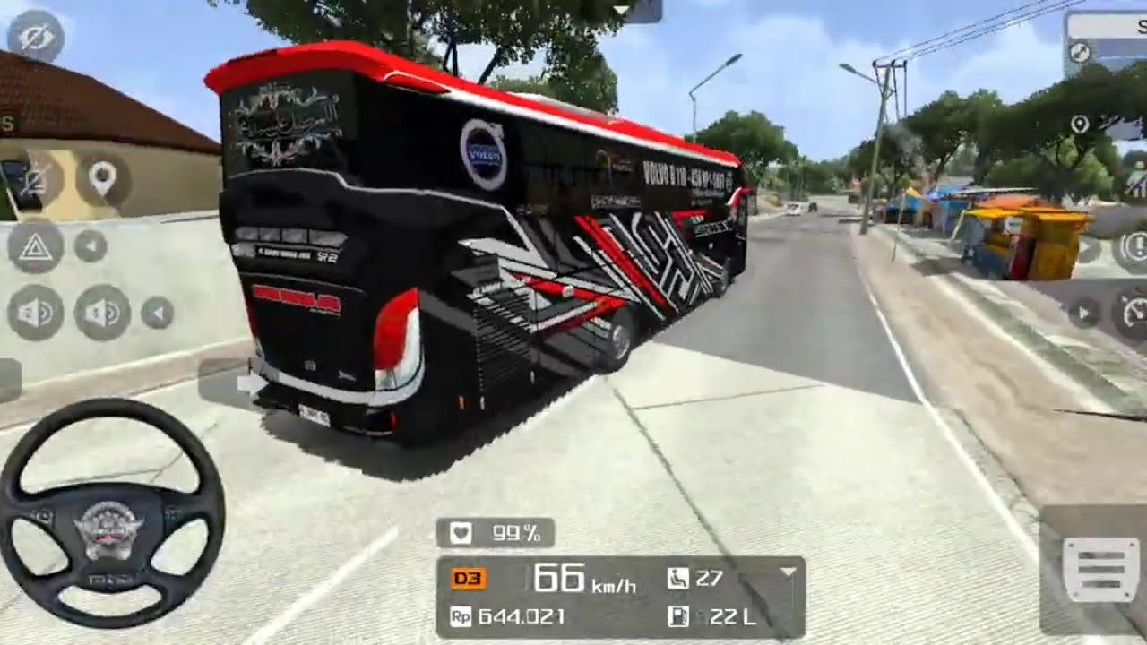 BUS TELOLET BASURI ARJUNA XHD LIVERY KARDUS BALAP | BUS SIMULATOR GAME ...