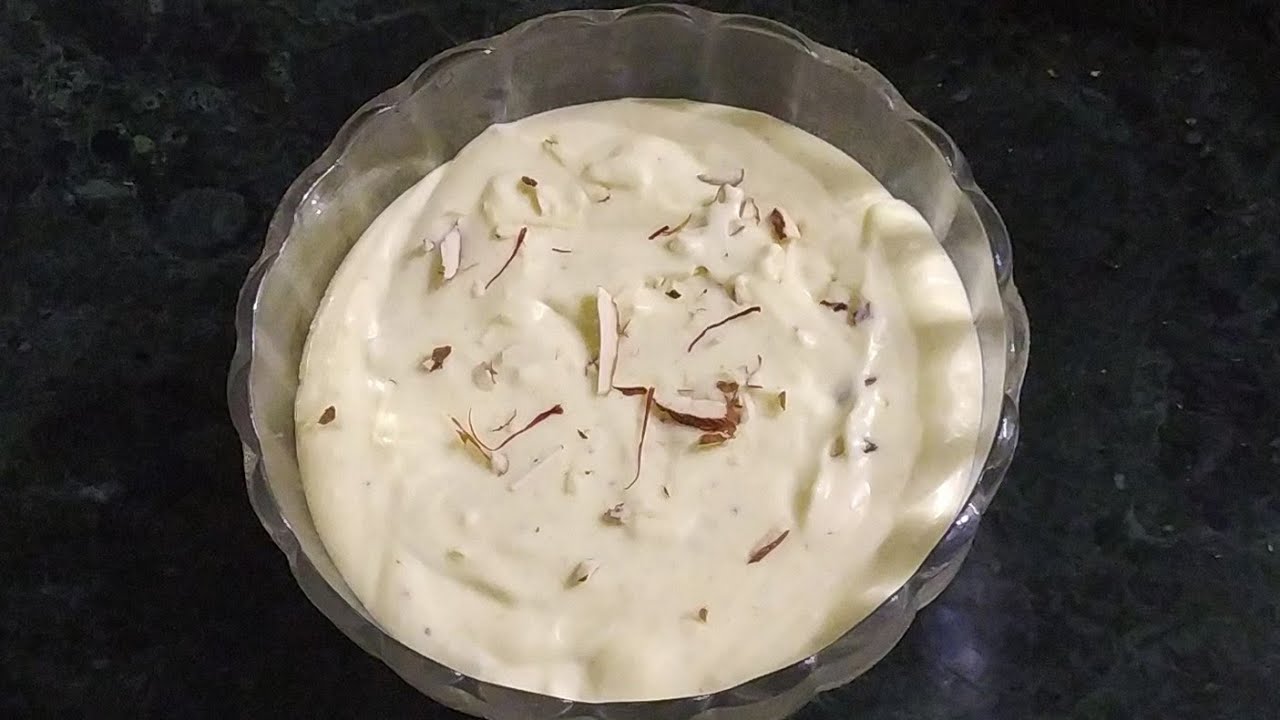 keshar vilayachi shrikhand - YouTube
