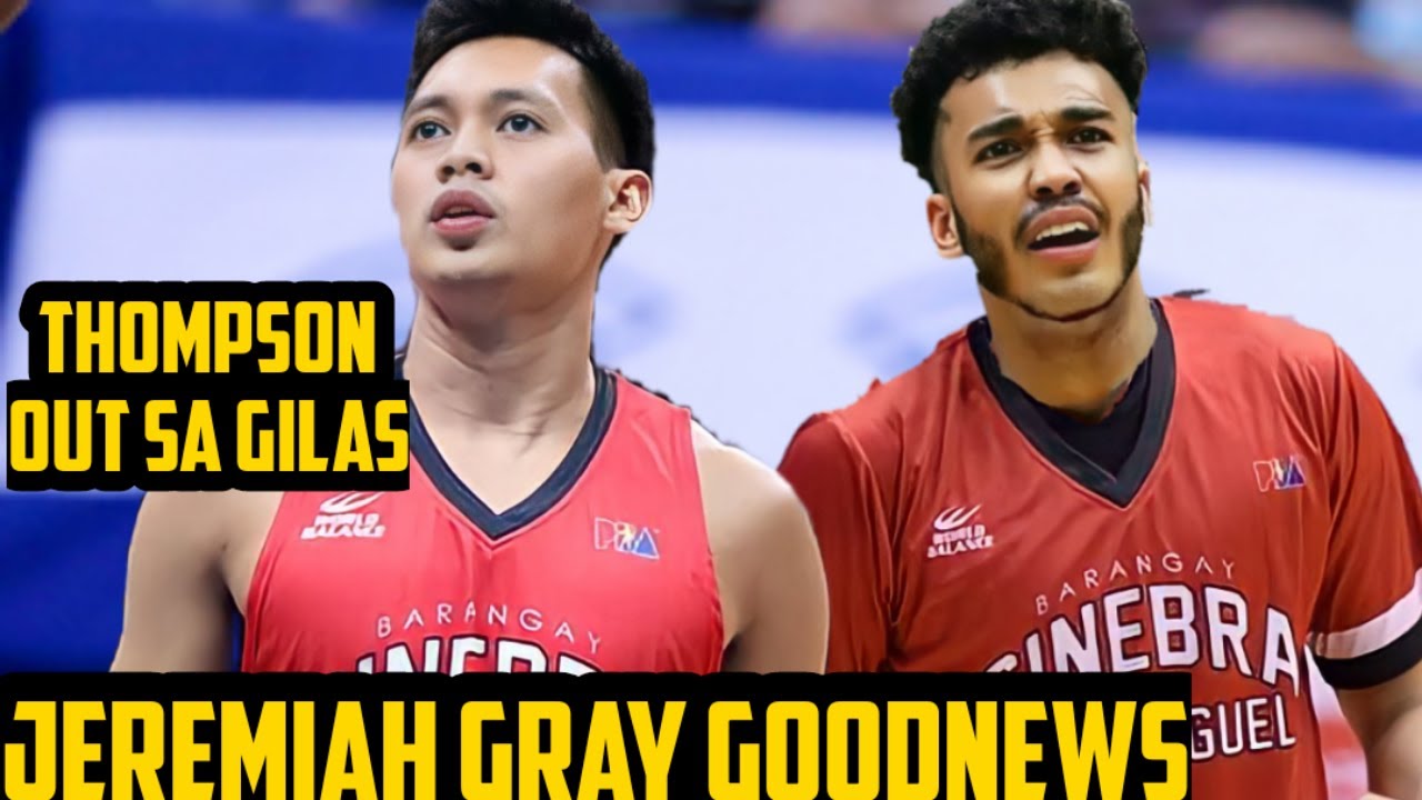 PBA LIVE : GINEBRA JEREMIAH GRAY MAGANDANG BALITA | SCOTTIE THOMPSON ...
