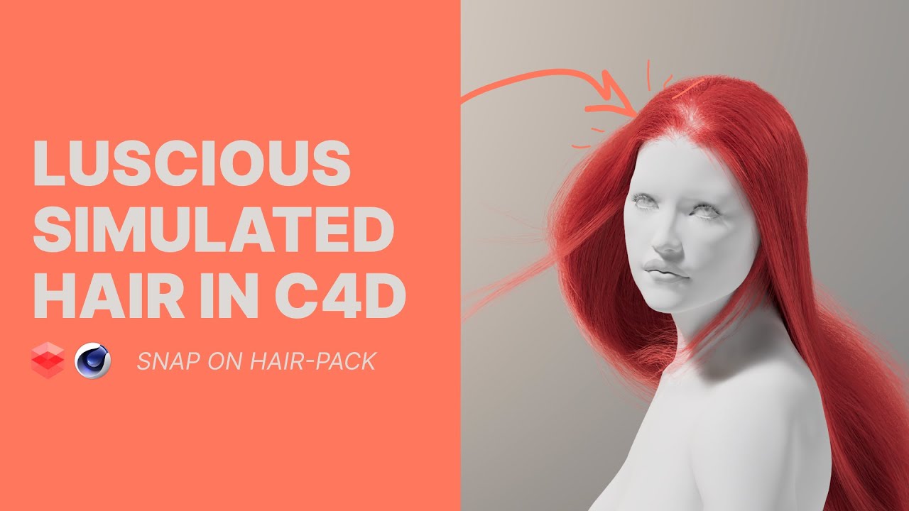 Easy Hair for Cinema 4D! (+Freebie) - YouTube