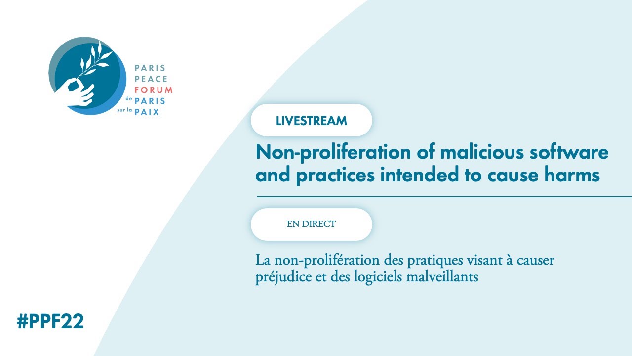 Non-proliferation of malicious software and practices intended to cause ...