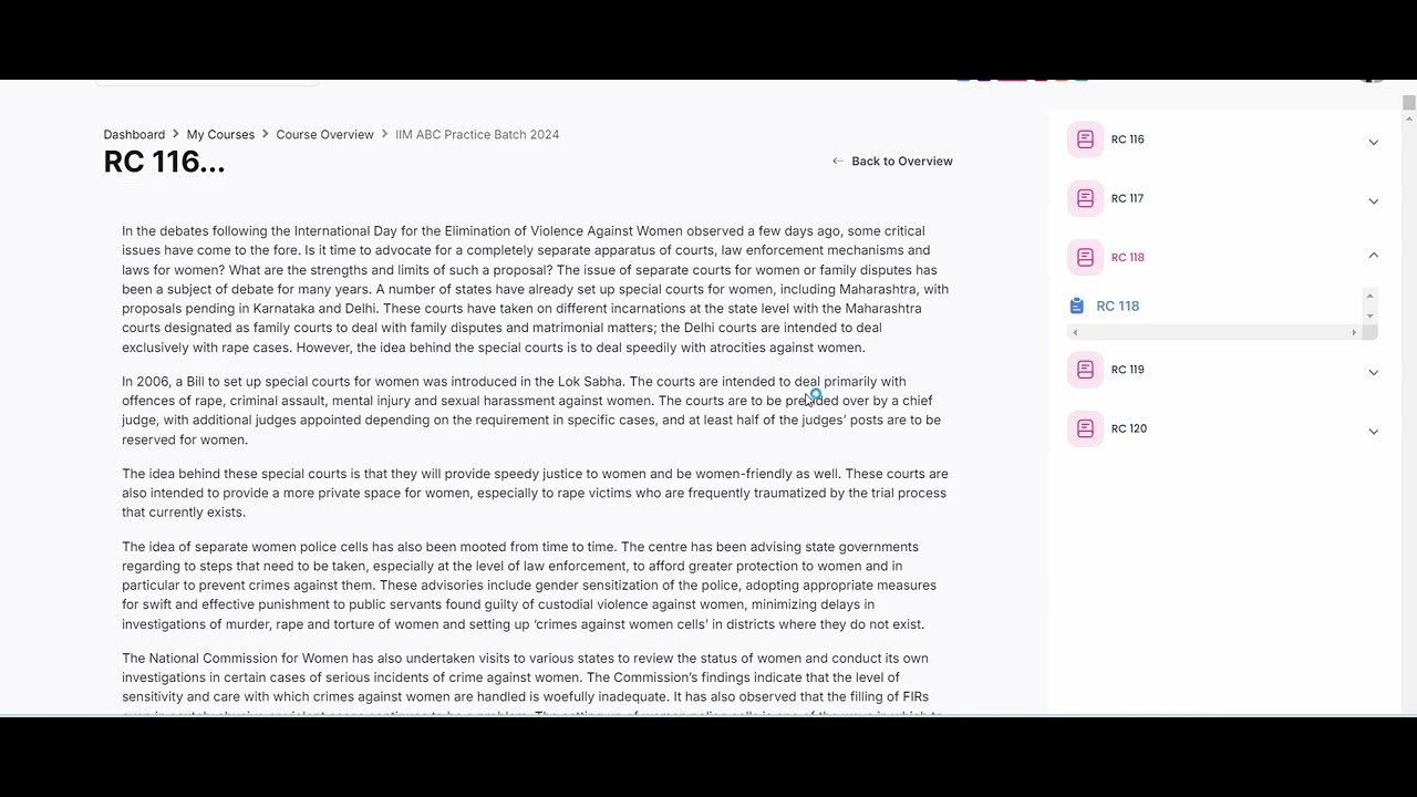 IIM ABC RC Module 24 - YouTube