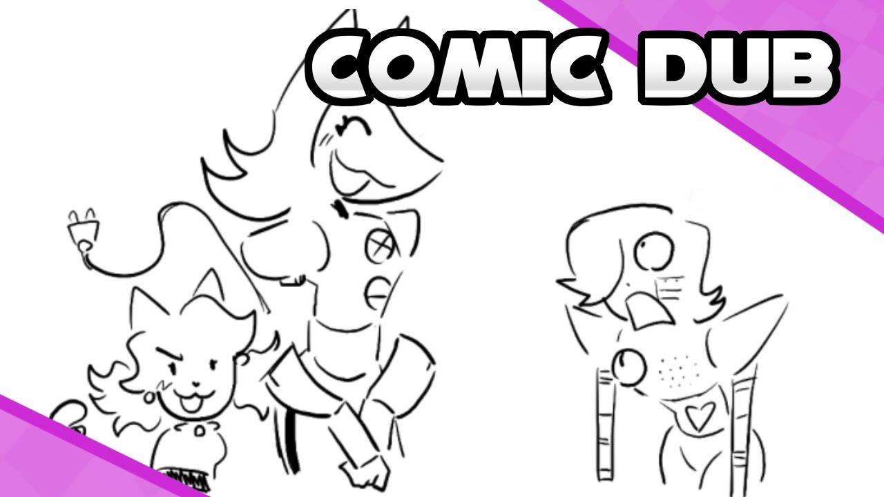 Mettaton meets Tasque manager! ( Deltarune Comic Dub) - YouTube