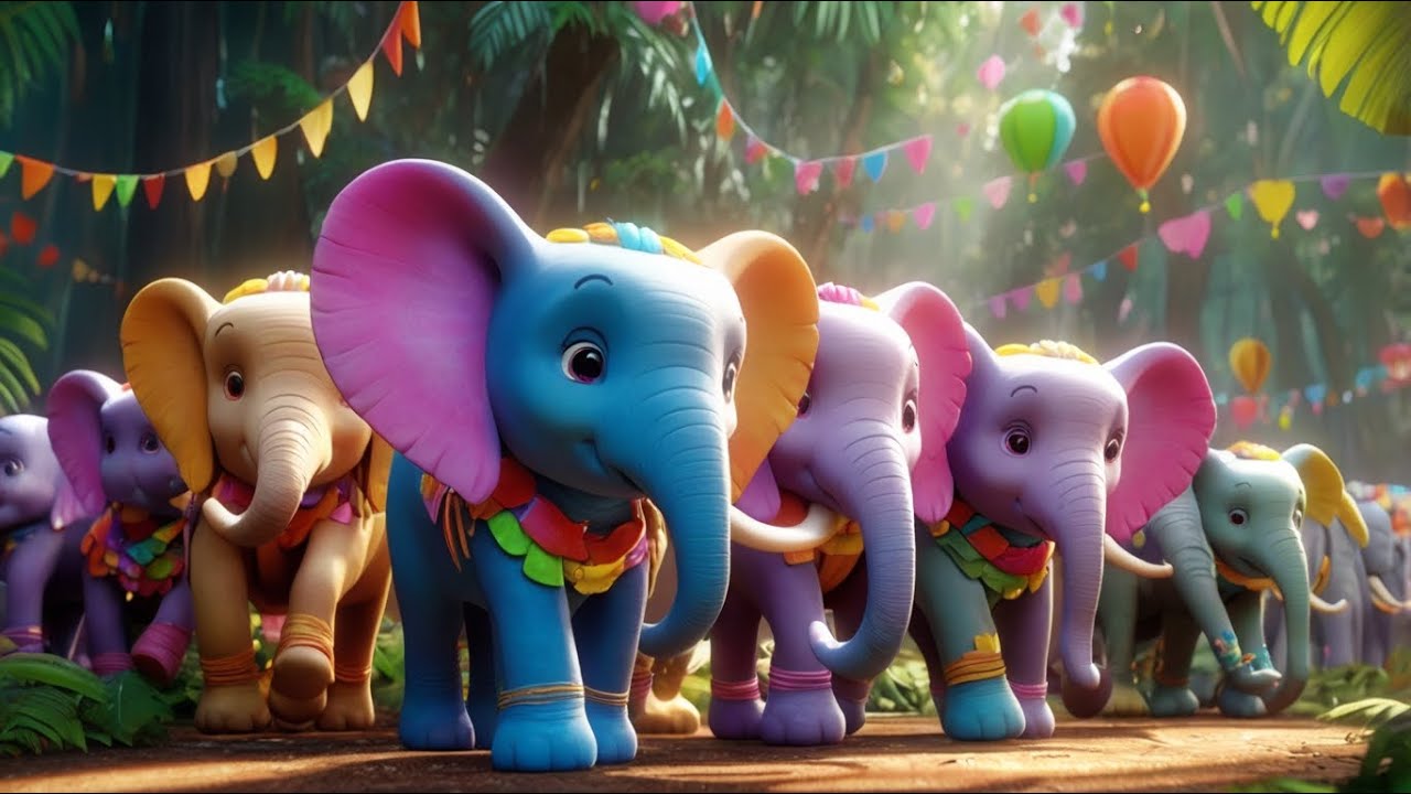 Elephant Dance for Kids! Fun Jungle Adventure & Learning 🐘 - YouTube